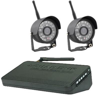 Cina Sistema senza fili della videocamera di sicurezza del canale a forma di U DVR del sostegno 4 con un'antenna di 17 dBm in vendita