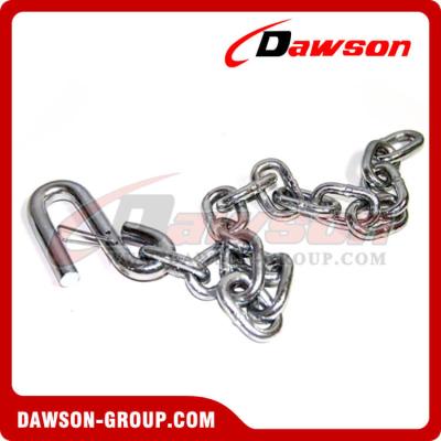 China G30 Trailer Safety Chains Assembly with S Hook for sale