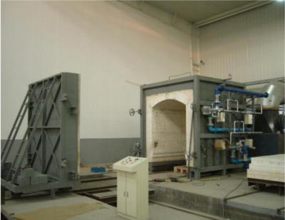 China Modular Assembly Gas High Temperature Shuttle Kiln for sale