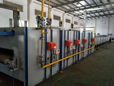 Cina Forno di vetro di ricottura del gas della cinghia della maglia dell'acciaio inossidabile in vendita