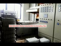 De Elektrische Industriële Oven van de netwerkriem 380V voor het Ontharden van Glas
