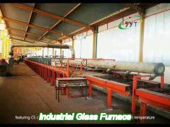 Roltype Ononderbroken Onthardende Industriële Glasoven