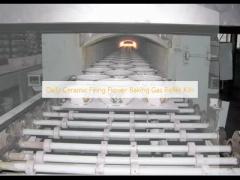 Forno a rulli a gas per la cottura di fiori a fuoco giornaliero in ceramica