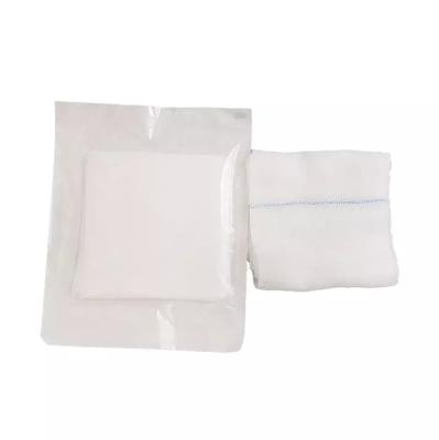 Cina Cotone rilevabile 8ply 100% dei raggi x medici di Gauze Pad Gauze Swabs 10cm x 10cm in vendita