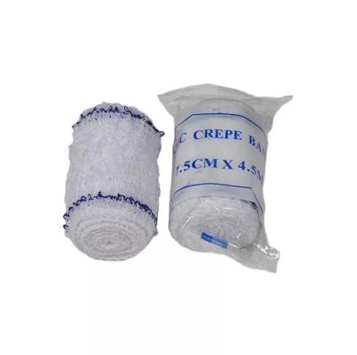 China Medical Excellent Stretch Fabric Elastic Crepe Cotton Bandage for sale