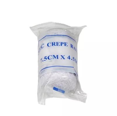 Cina Fasciatura elastica di crêpe di 80% dell'elastam professionale del cotone 20% con la linea blu in vendita