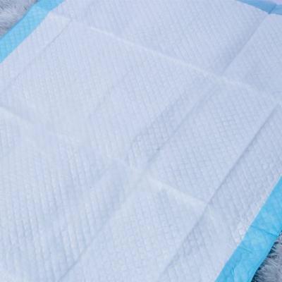 China Adult Nursing Pad 80*90 Elderly Mattress Pad Blue Sheet Disposable Underpad for sale