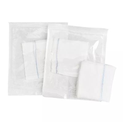 China Steriel 100%-Katoen 5cm X 5cm Gauze Swabs With Woven-Röntgenstraaldraad Te koop