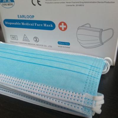 China Disposable Earloop Face Mask for Personal Care, 2-Year Shelf Life for sale
