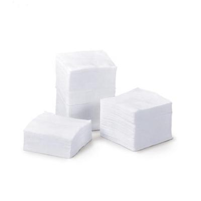 China Ce Certified White Absorbent Sterile Surgical Cotton Gauze Pad 10cmx10cm for sale