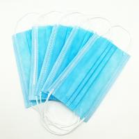 China Customised Earloop Plain Pattern 50pcs Medical Face Mask for sale