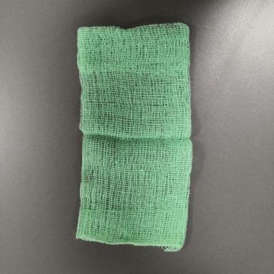 Cina 7.5*7.5 OEM eliminabile verde Gauze Swab Wound Care medico in vendita