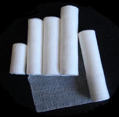 China Algodão 32s Gauze Bandage Pbt Roll de conformação à venda