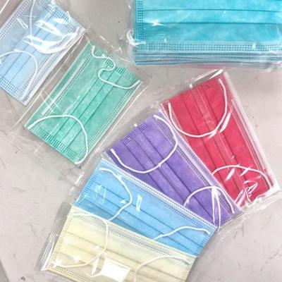 China Colorful Elastic Ear Loop Surgical Mouth Mask Protective Cover 98% Comfortable for sale