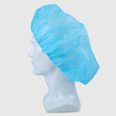 China Anti Dust Disposable Round Cap Nurse Cap Spa Shower Cap  Head Cover Hair Net for sale