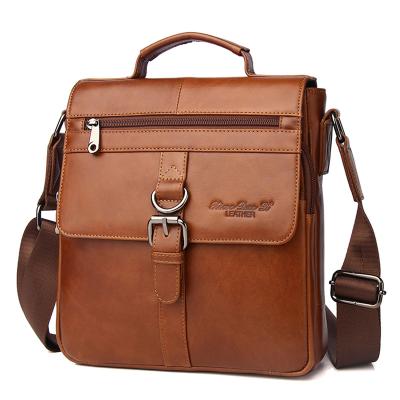 China NATIONAL Genuine Leather Cross - Body Bag Men Vintage Style Shoulder Bag Men Cowhide Leisure Travel Handbag Large Capacity Tablet Oily Bag factory