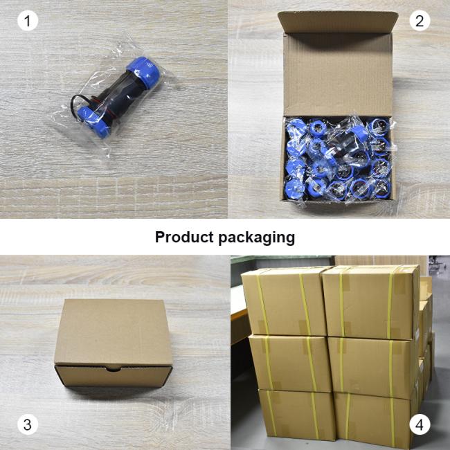 Packaging example of M12 cables