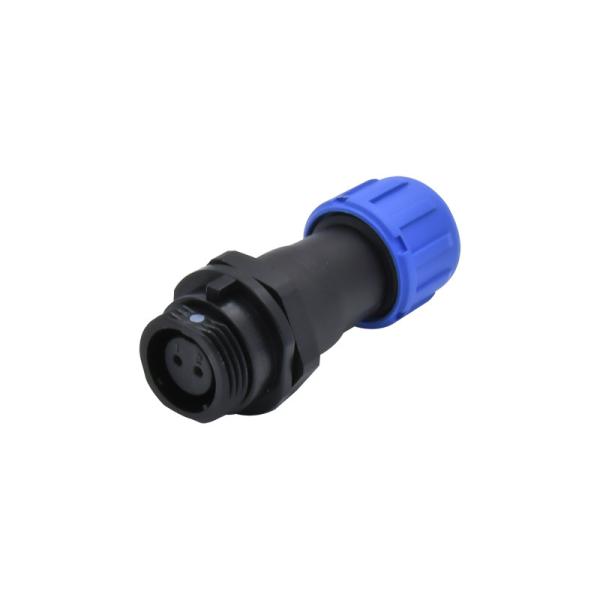 Industrial IP68 Waterproof Power Connector SP Series 2 - 12 Pin Panel Mount