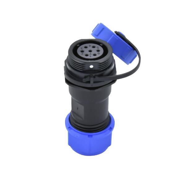 Industrial IP68 Waterproof Power Connector SP Series 2 - 12 Pin Panel Mount