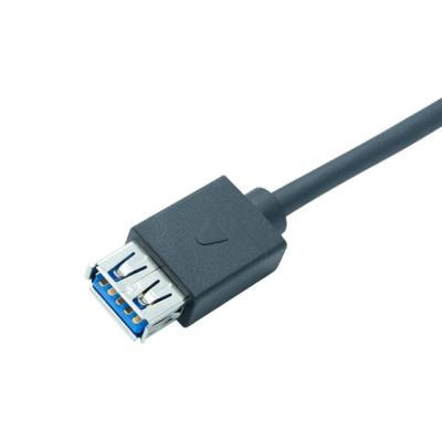 China USB 3.0 Panel Mount IP67 Waterproof USB Cable Connector For Advertising Light Box Cable for sale