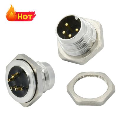 China Male 10A Current Rating M16 Circular Connector For Electrical for sale