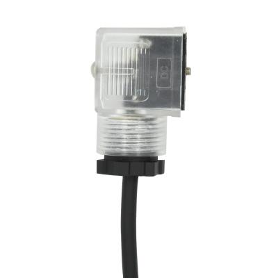 China Threaded Connection Solenoid Valve Connector Within Temperature Range 0-120C for sale