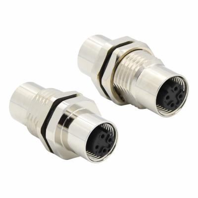 China Conectores de plástico circulares de bloqueo de tornillo fijo con inserción TPU GF para alambre 28AWG-14AWG en venta