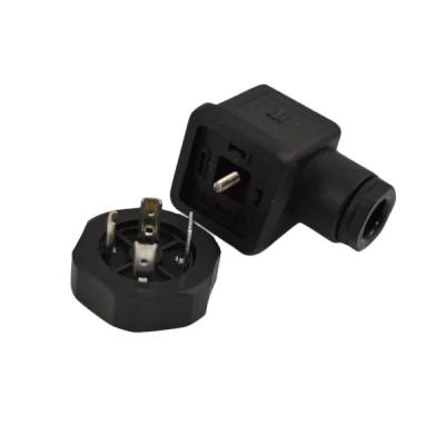 Китай Черный соленоидный клапан соединителя 24v напряжение 0-120 C температурный диапазон продается