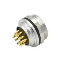 China Rigoal M16 IP68 Waterproof Circular Connector 2-24 Pin 125/250V Gold Plated for sale