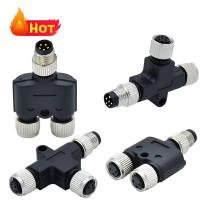 China M8 6-Pin IP68 Waterproof Connector with Brass Coupling Nut for Industrial Automation and Sensor Applications for sale