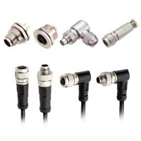 China M9 2-8 Pin Mechanical Cable Connector IP67 Straight Angle Female Male for Sensor Automation for sale