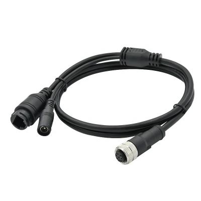 China M12 Ethernet Cable 4pin 8pin D X Code for Industrial Camera Machine Vision for sale