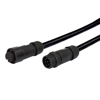 중국 LED 라이트 / 아웃드피프라를 위한 8 핀 M16 원형커넥터는 전시합니다 판매용