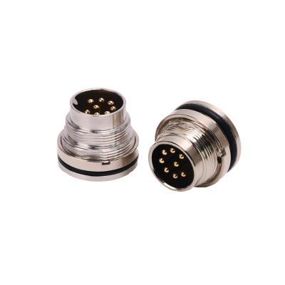 China 5A 6A 7A M16 Circular Connector Male Front Panel Mount Connector for sale