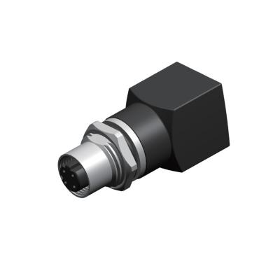 China Customized Waterproof A Code Color 4 Pin Male Female M12 To RJ45 Adapter Ethernet For Connector for sale
