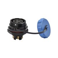 Cina Supporto di plastica circolare 20awg del pannello del PC Nylon66 dei connettori di SP21 IP68 9p in vendita