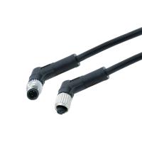 China M5 Circular Waterproof Connector Right Angle 3-8 Pin IP67 Rated with -40℃ to +80℃ Temperature Range for sale