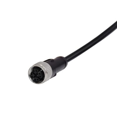 China CAT6 Cables M12 Waterproof Connector IP67 X Coding 8 Pin 250V for sale