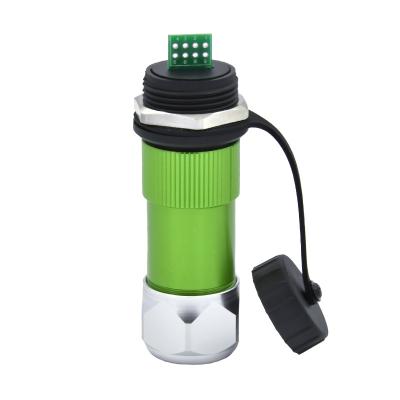 China Type C Male 8pin Waterproof USB Connector Panel Mount 3.0 Micro USB B Connector PCB for sale