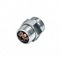 China 7/8 Panel Mount Waterproof Connector IP67 Screw Locking 3-5 Pin PA Insert for sale