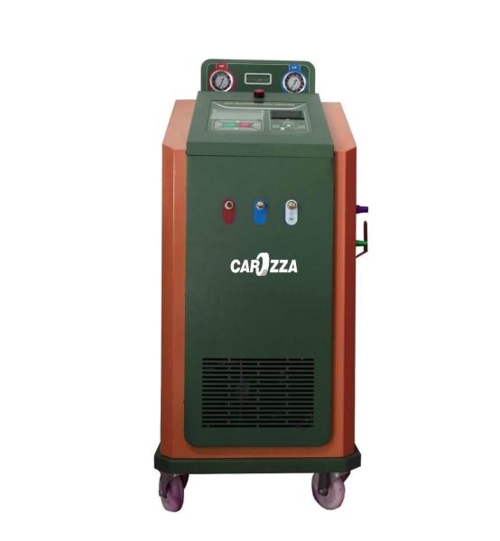 Quality 20bar Car AC Service Station Recovery Flushing 12.12cc Compressor Full Automatic for sale