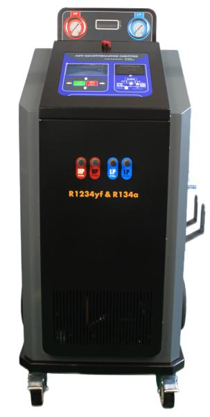 Quality R134A & R1234YF Dual Stem Flushing & Recovery AC Service Station for sale