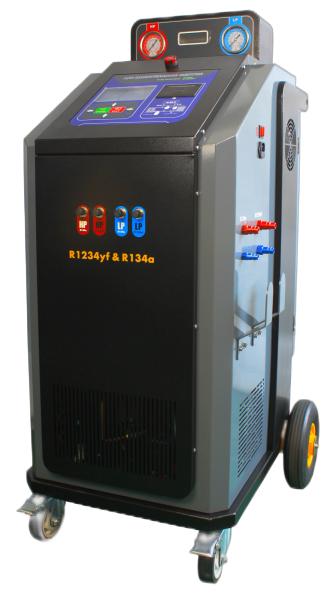 Quality R134A & R1234YF Dual Stem Flushing & Recovery AC Service Station for sale