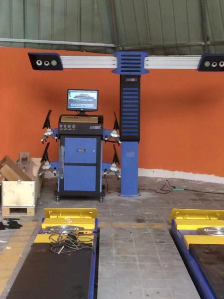 Quality 220rpm Balancing Caravan Wheel Alignment 4 Wheel 3D Car Alignment Machine for sale