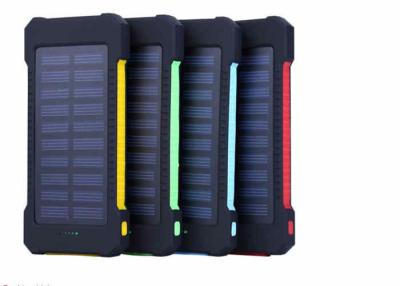 China Waterproof  Portable Solar Charger Power Bank 10000mah For Mobile Phones for sale