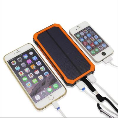 China 10000mah Solar Charger Power Bank , Solar Power Bank Battery Charger for sale