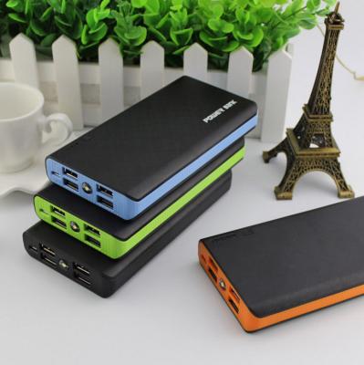 China 4 USB Powerful Quick Charger Power Bank 18650 Lithium Battery for sale