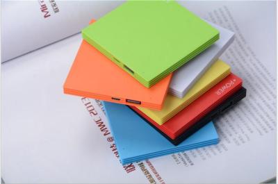 China Ultrathin Credit Card Sized Power Bank Charger 2600mah Stylish Design for sale