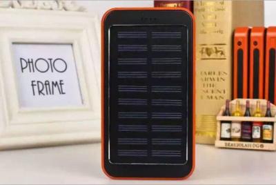 China 20000mah Waterproof Solar Rechargeable Power Bank With Polymer Batteries for sale