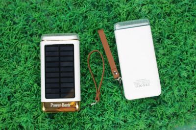 China Ultrathin Solar Powered Battery Charger With Micro Solar Panel 6000mah 8000mah for sale